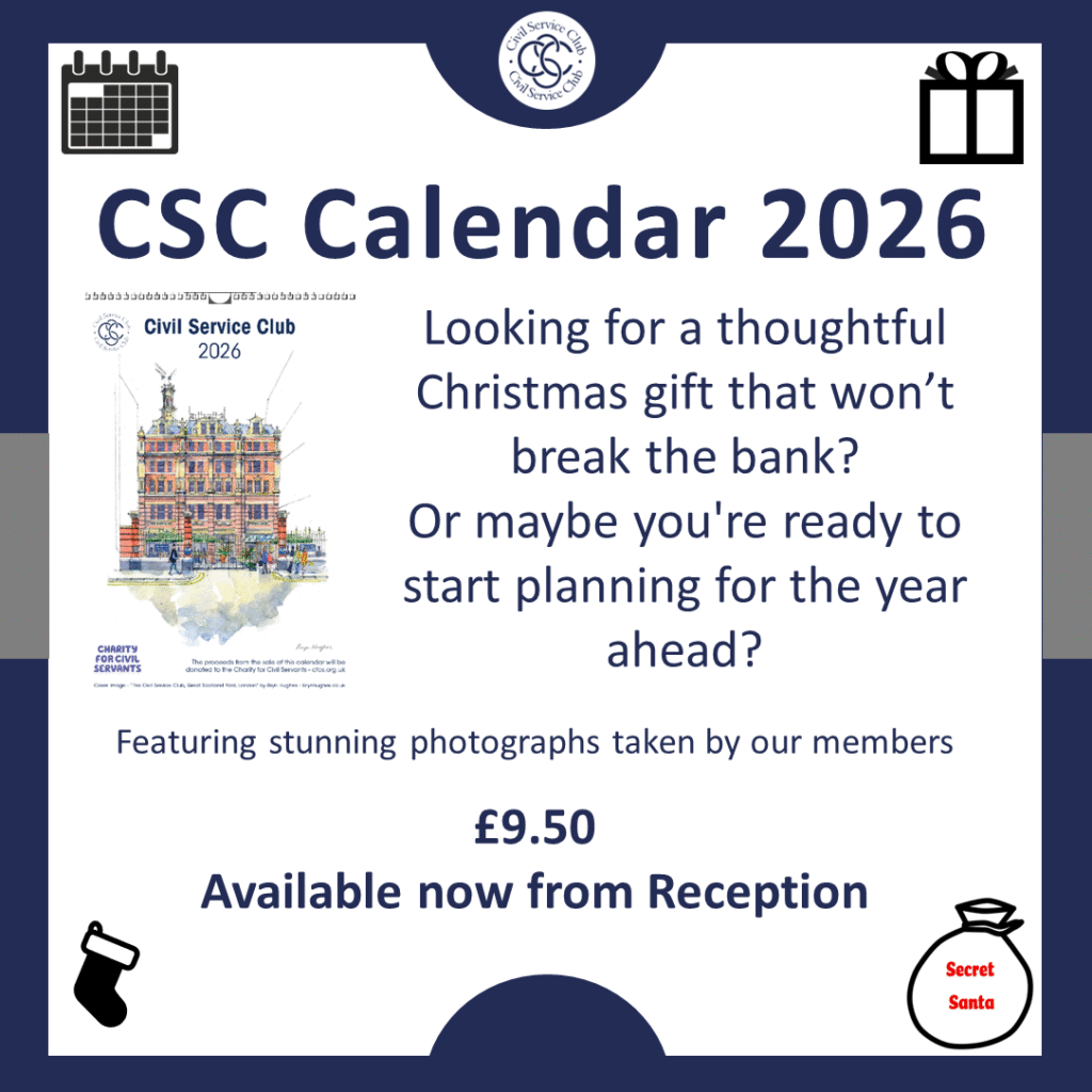 Civil Service Club Calendar 2026 • Civil Service Club